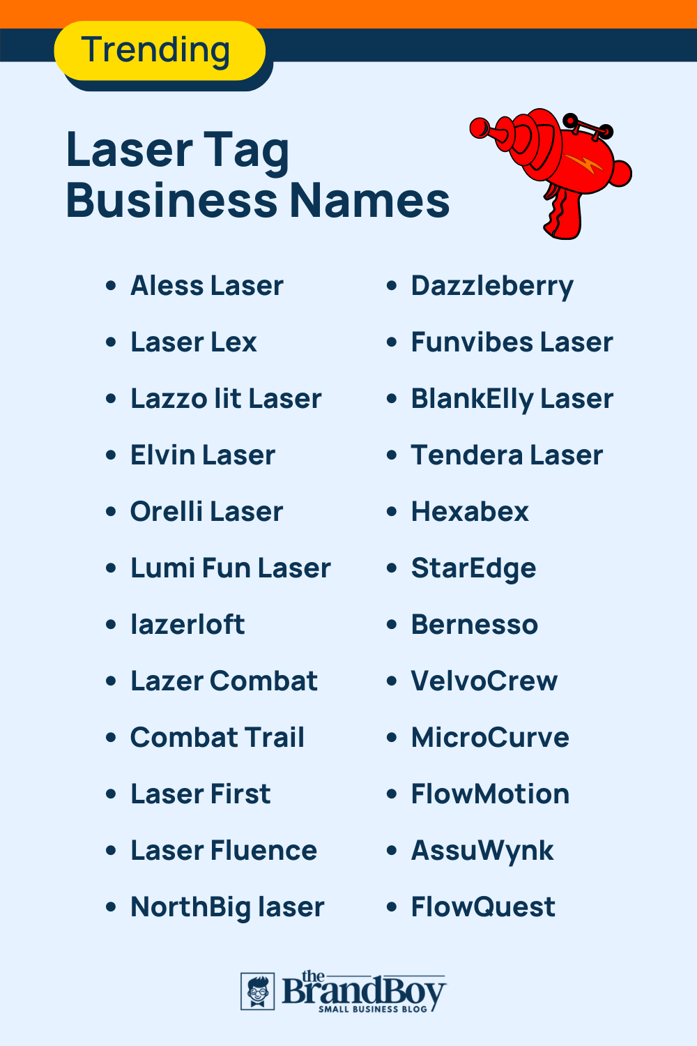 473 Catchy Laser Tag Business Names Ideas Video Infographic 473-catchy-laser-tag-business-names-ideas-video-infographic