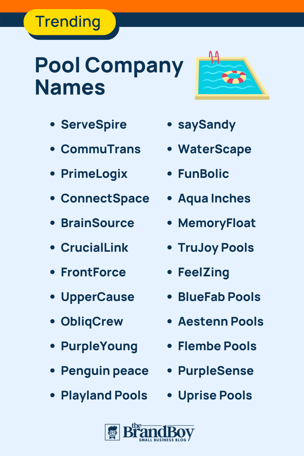 789 Pool Company Names Ideas Generator BrandBoy