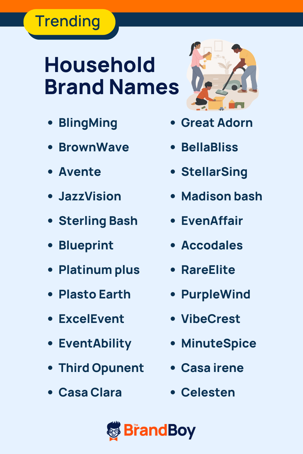 500 Cool Household Brand Name Ideas With Generator BrandBoy 500 Cool Household Brand Name Ideas With Generator BrandBoy