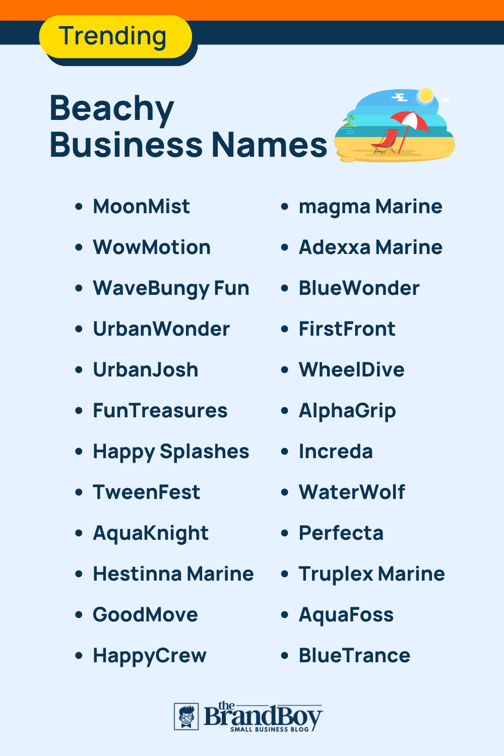 1200 Beachy Business Names Ideas Generator Guide BrandBoy 1200 Beachy Business Names Ideas Generator Guide BrandBoy