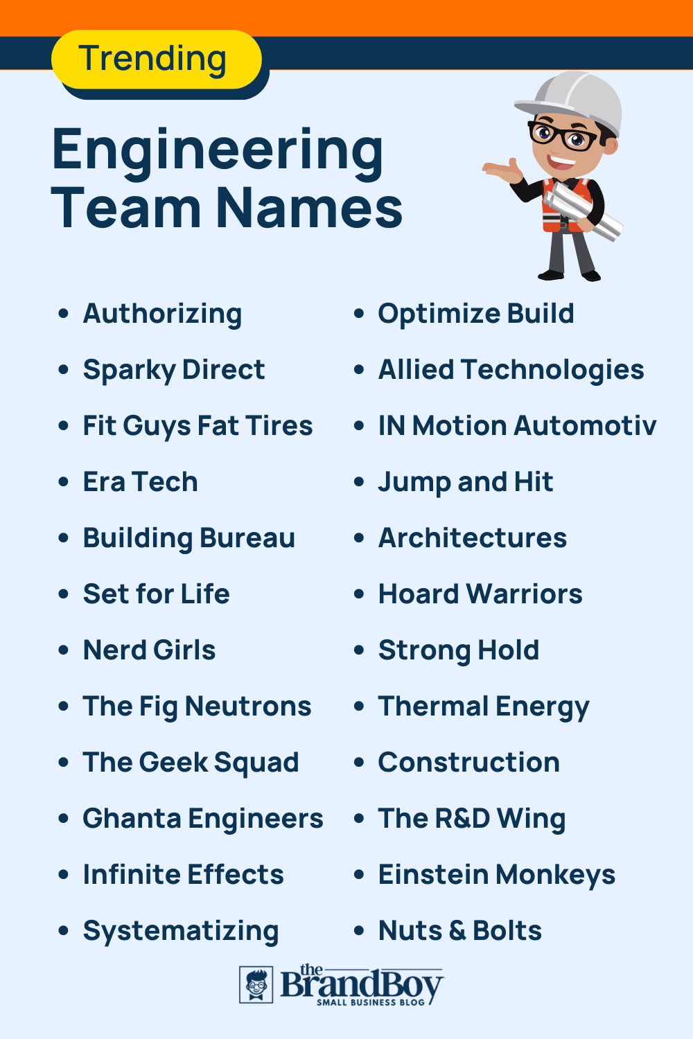 Engineering Team Names 600 Catchy And Cool Names BrandBoy