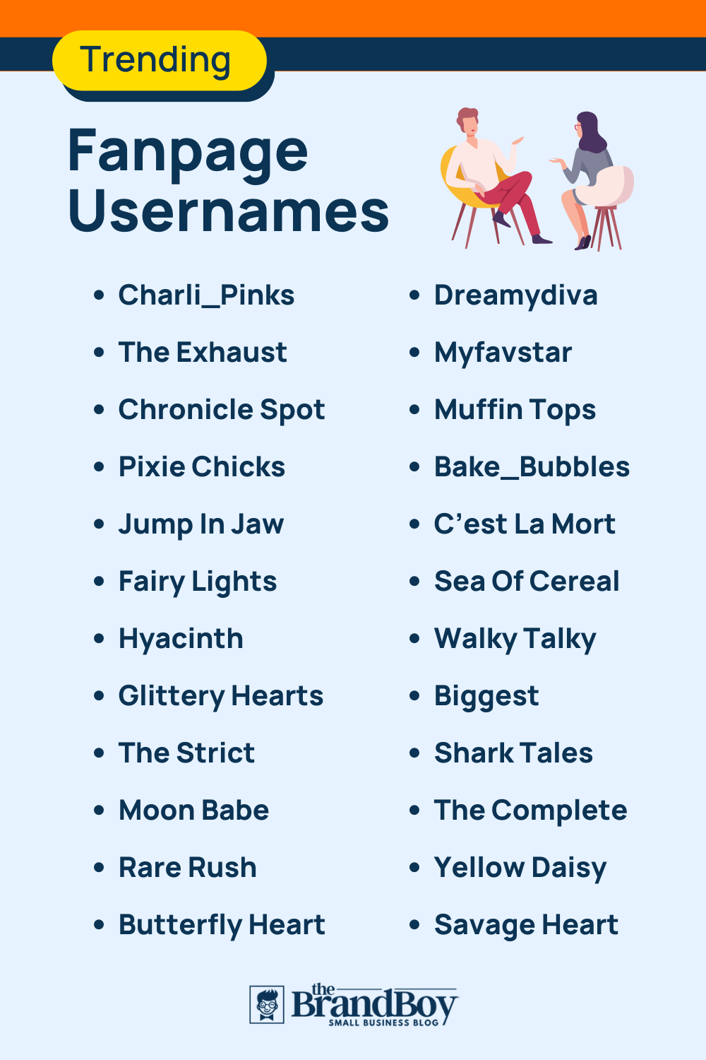600 Cool Fanpage Usernames Ideas With Generator BrandBoy