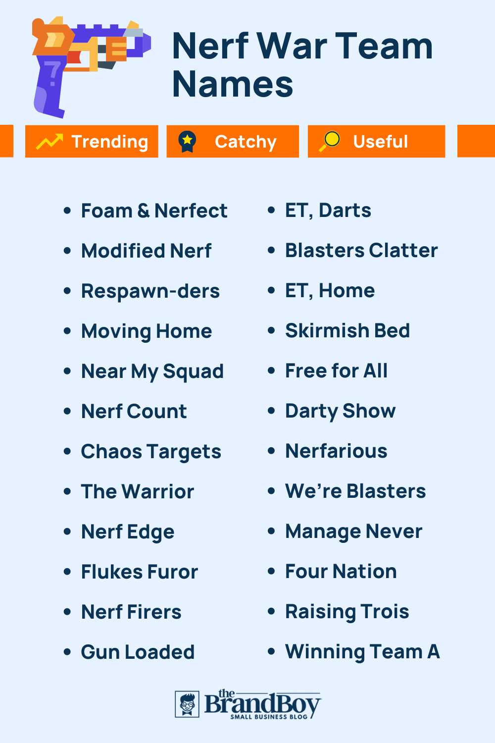 500 Cool Nerf War Team Names Ideas Generator BrandBoy 500 Cool Nerf War Team Names Ideas Generator BrandBoy
