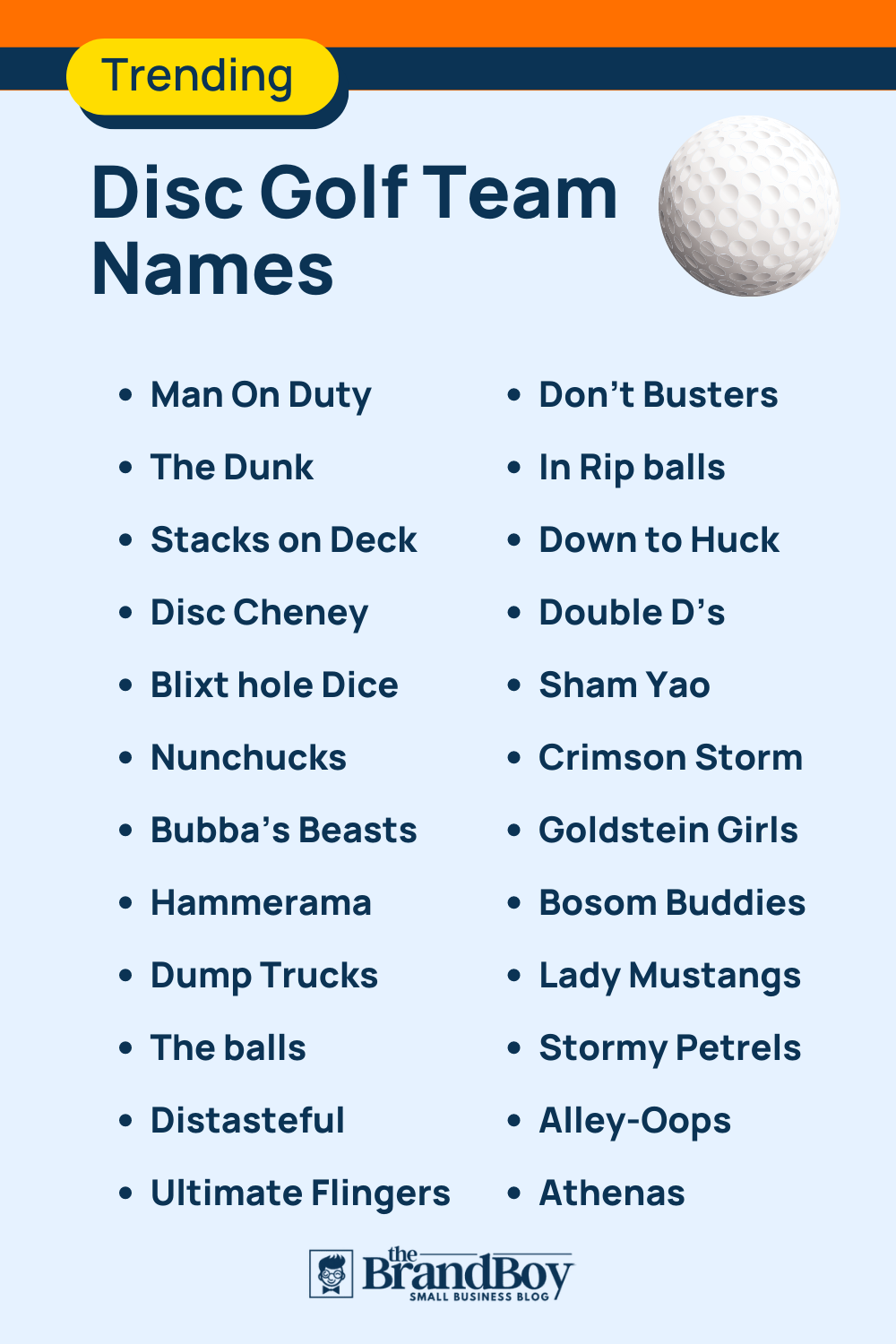 600 Cool Disc Golf Team Names Ideas Generator BrandBoy 600 Cool Disc Golf Team Names Ideas Generator BrandBoy