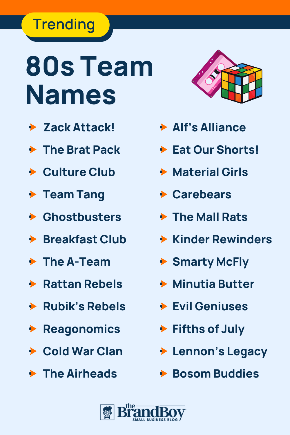 500 Cool 80s Team Names Ideas Generator BrandBoy 500 Cool 80s Team Names Ideas Generator BrandBoy