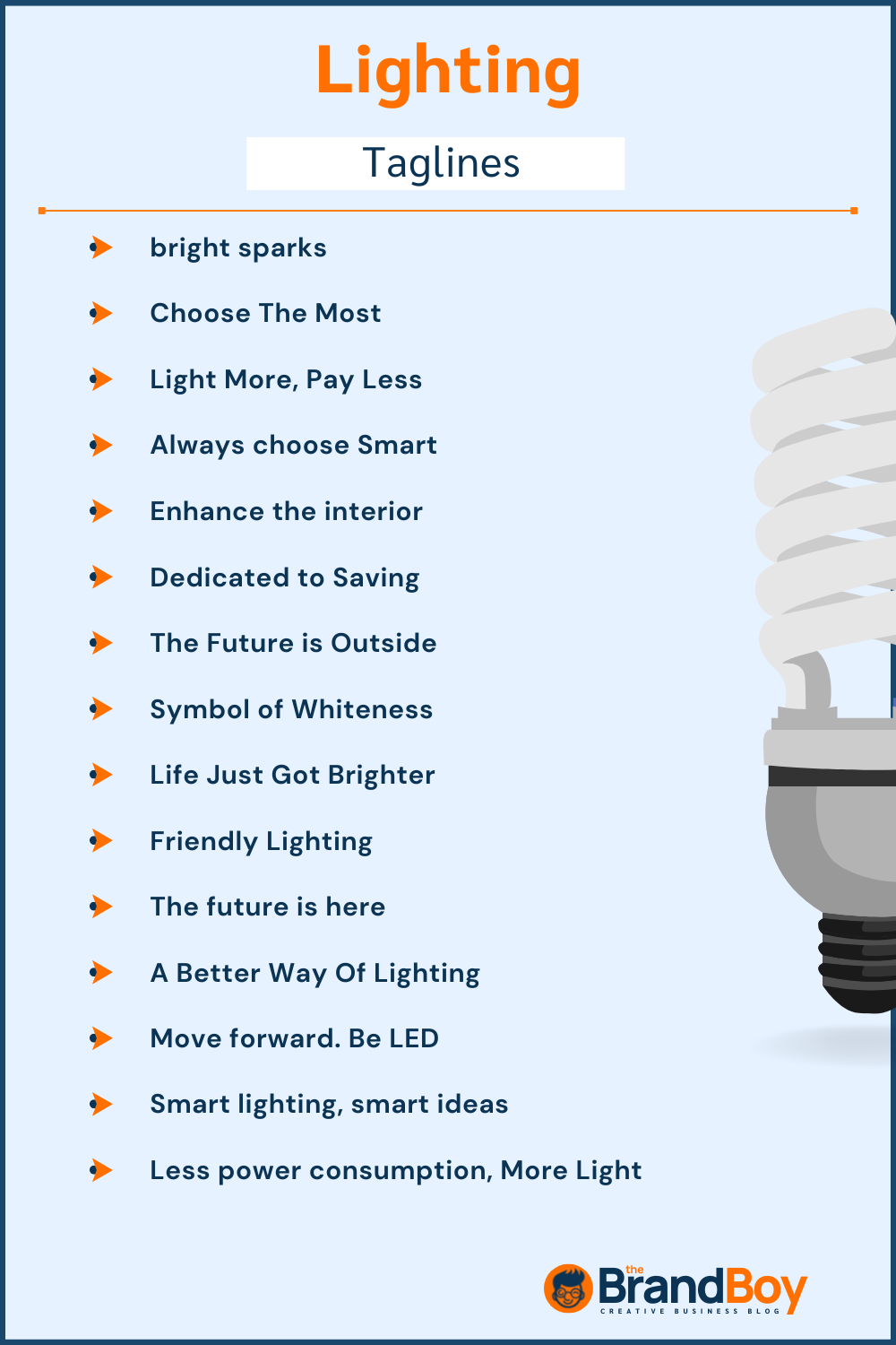 478+ Lighting Slogans to Shine in Market! | TheBrandBoy.com