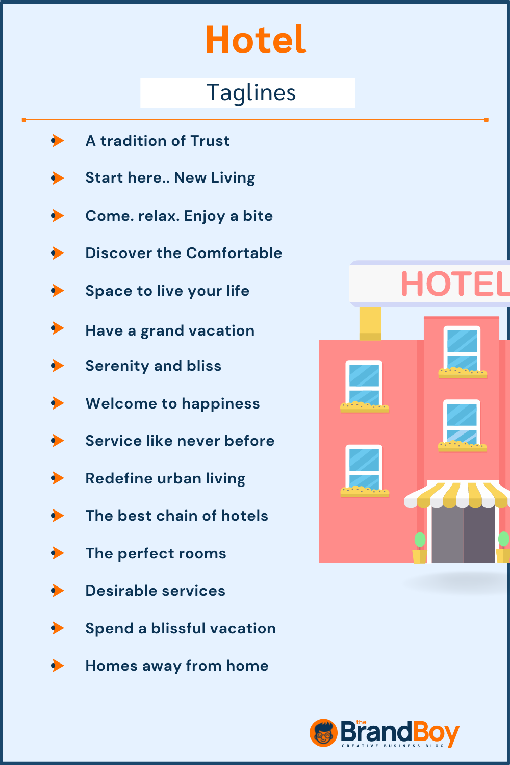 777+ Catchy Hotel Slogans and Taglines (Generator + Guide ...