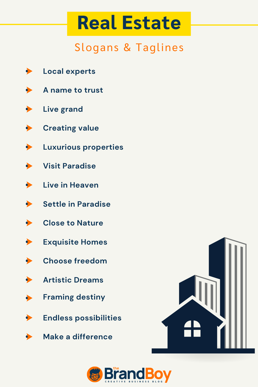 1005+ Actual Property Slogans And taglines (Information + Generator ...