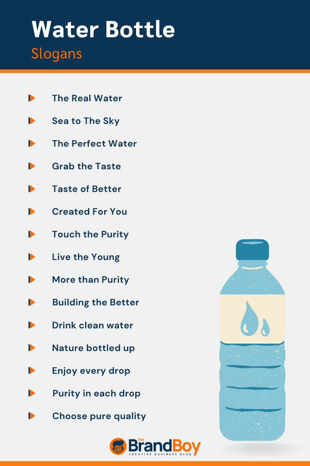 1025+ Water Bottle Slogans And Taglines (Generator + Guide)