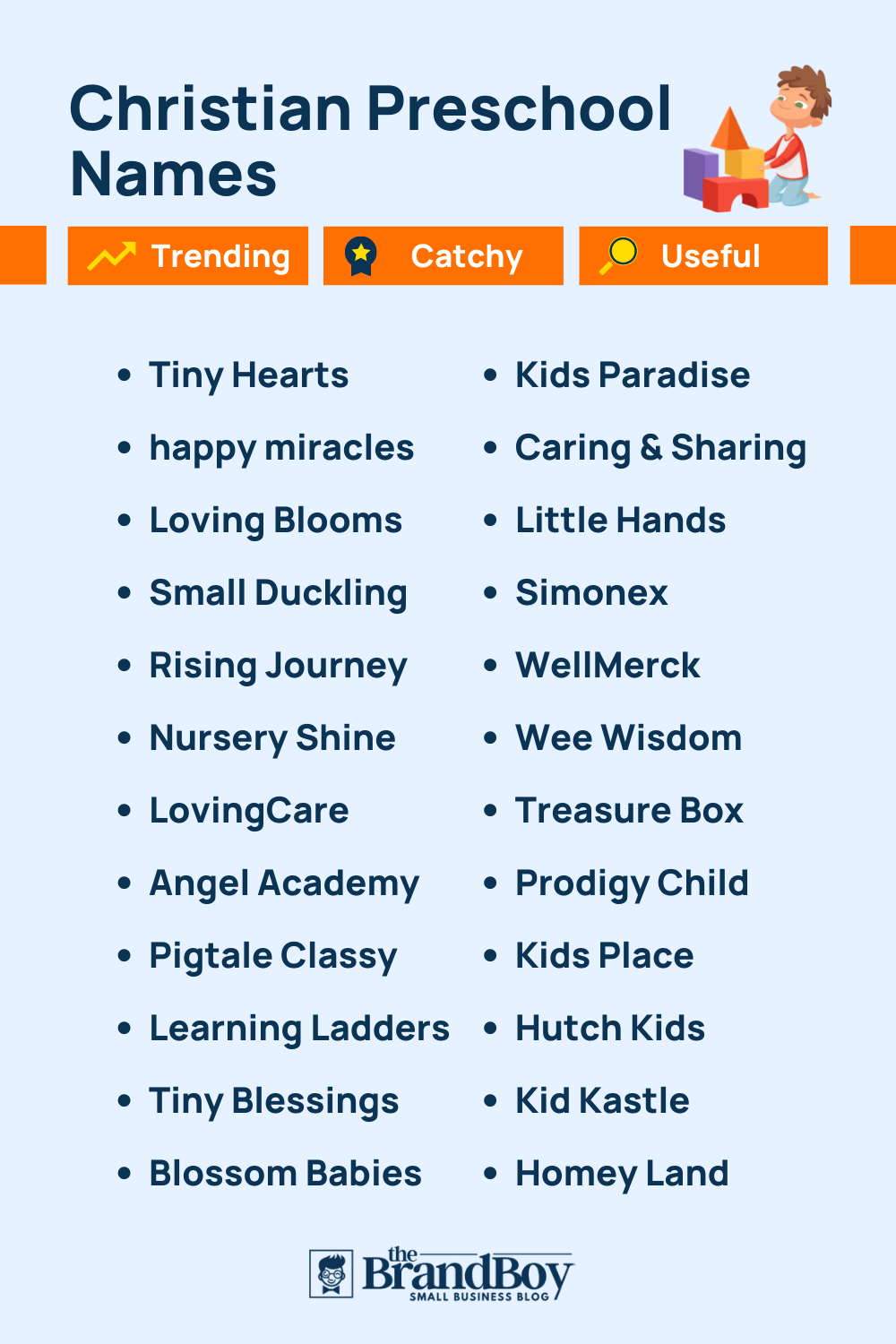 886+ Best Preschool Names + ideas - TheBrandBoy.com