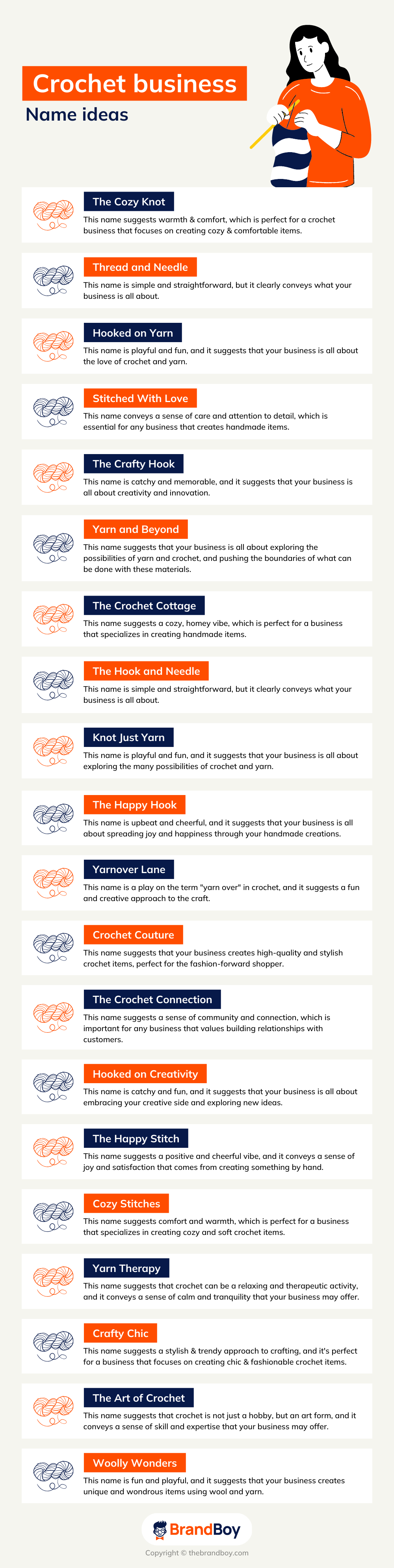 825+ Crochet Business Names Ideas And Domains (Video+Infographic)