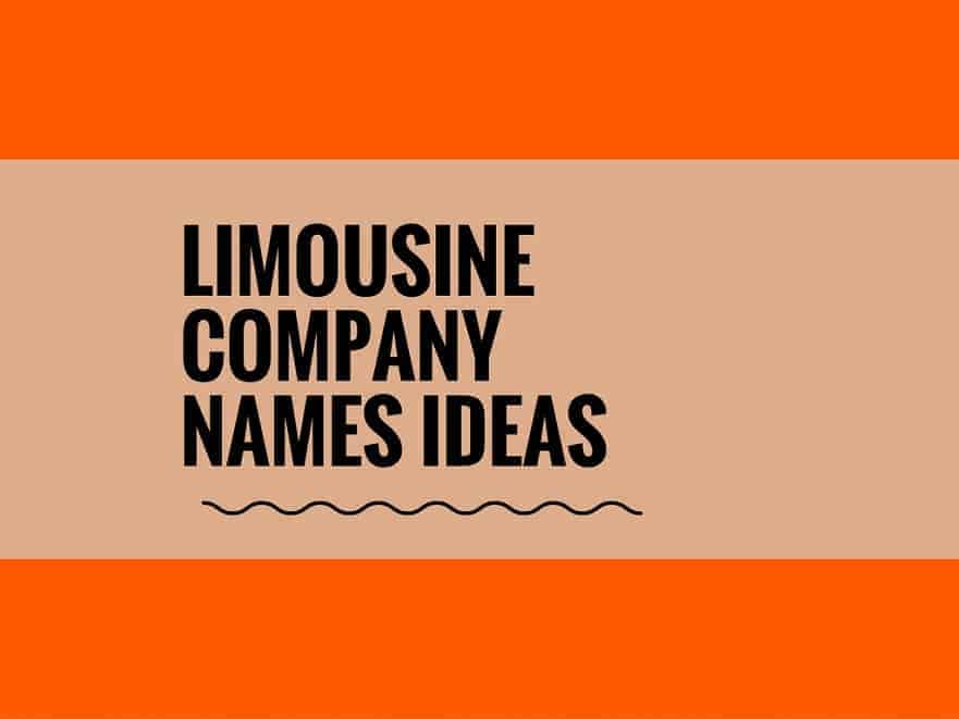 464+ Limousine Company Name Ideas, Suggestions & Domain Ideas ( Video ...