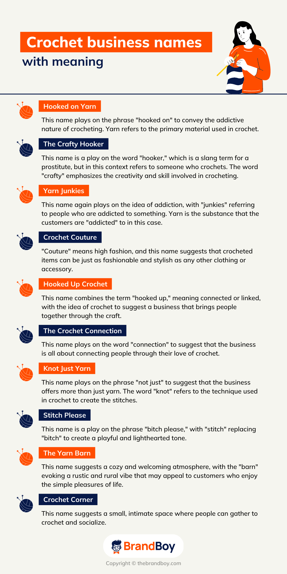 825+ Crochet Business Names Ideas And Domains (Video+Infographic)