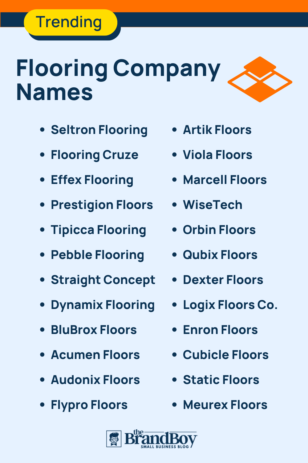 655+ Best Flooring Company Names Ideas (Video + Infographic)