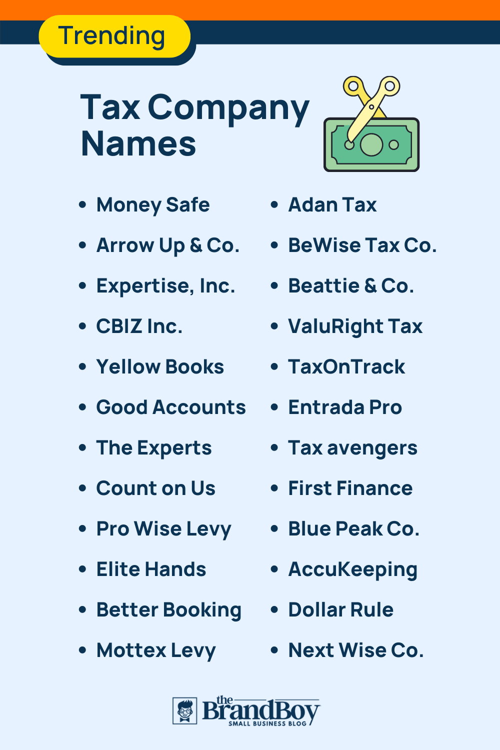 1750+ Tax Company Names Ideas And Domain Ideas (Generator + Guide)