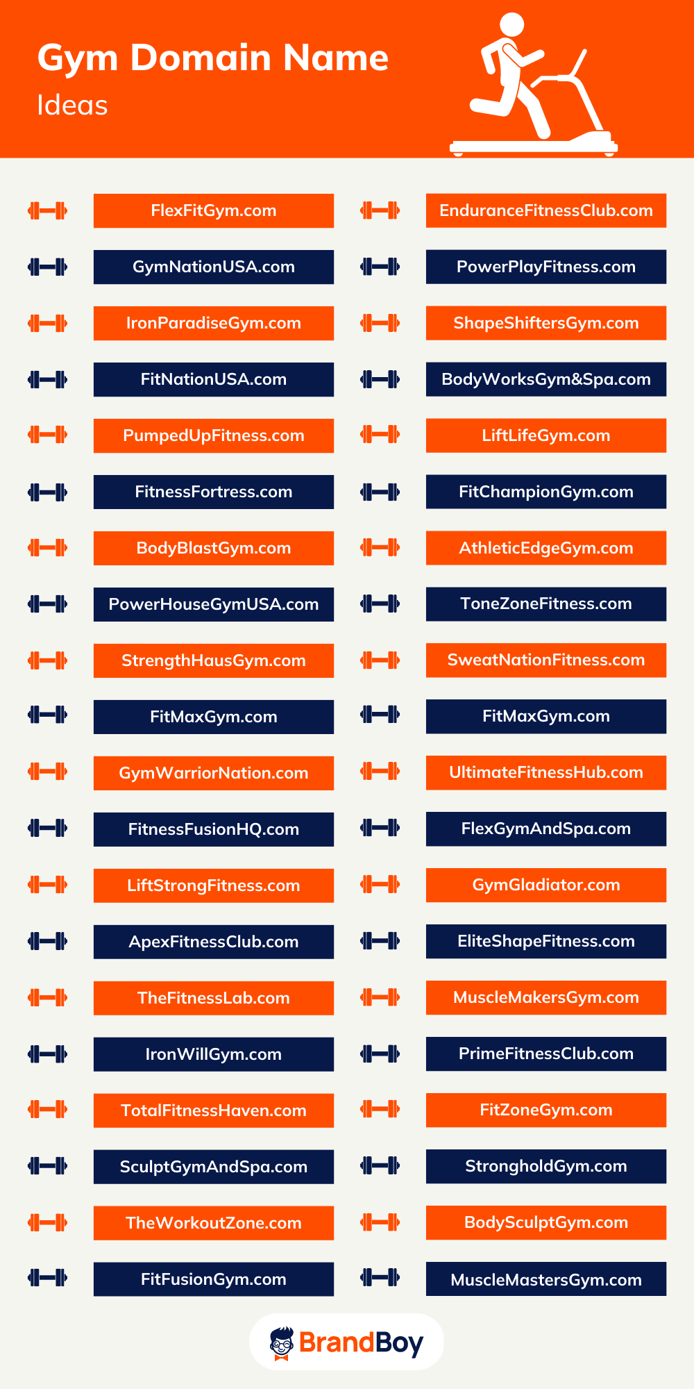 1010+ Gym Name Ideas And Domains (Generator + Guide)