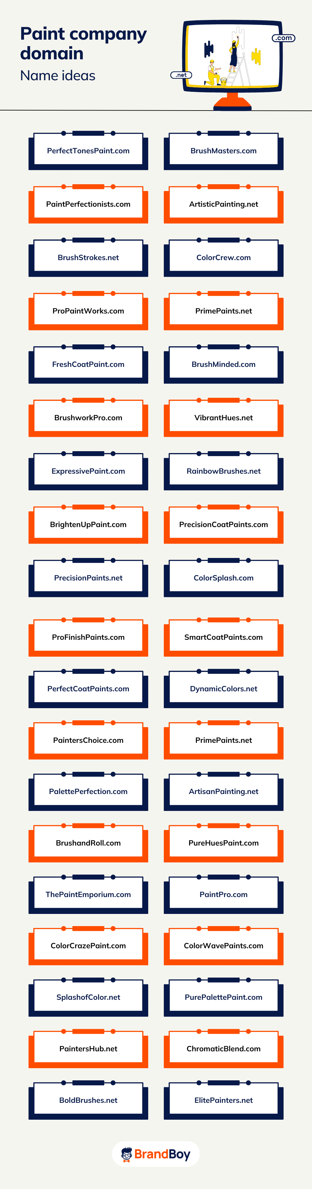 1520+ Paint Company Names Ideas And Domains (Generator + Guide) - BrandBoy
