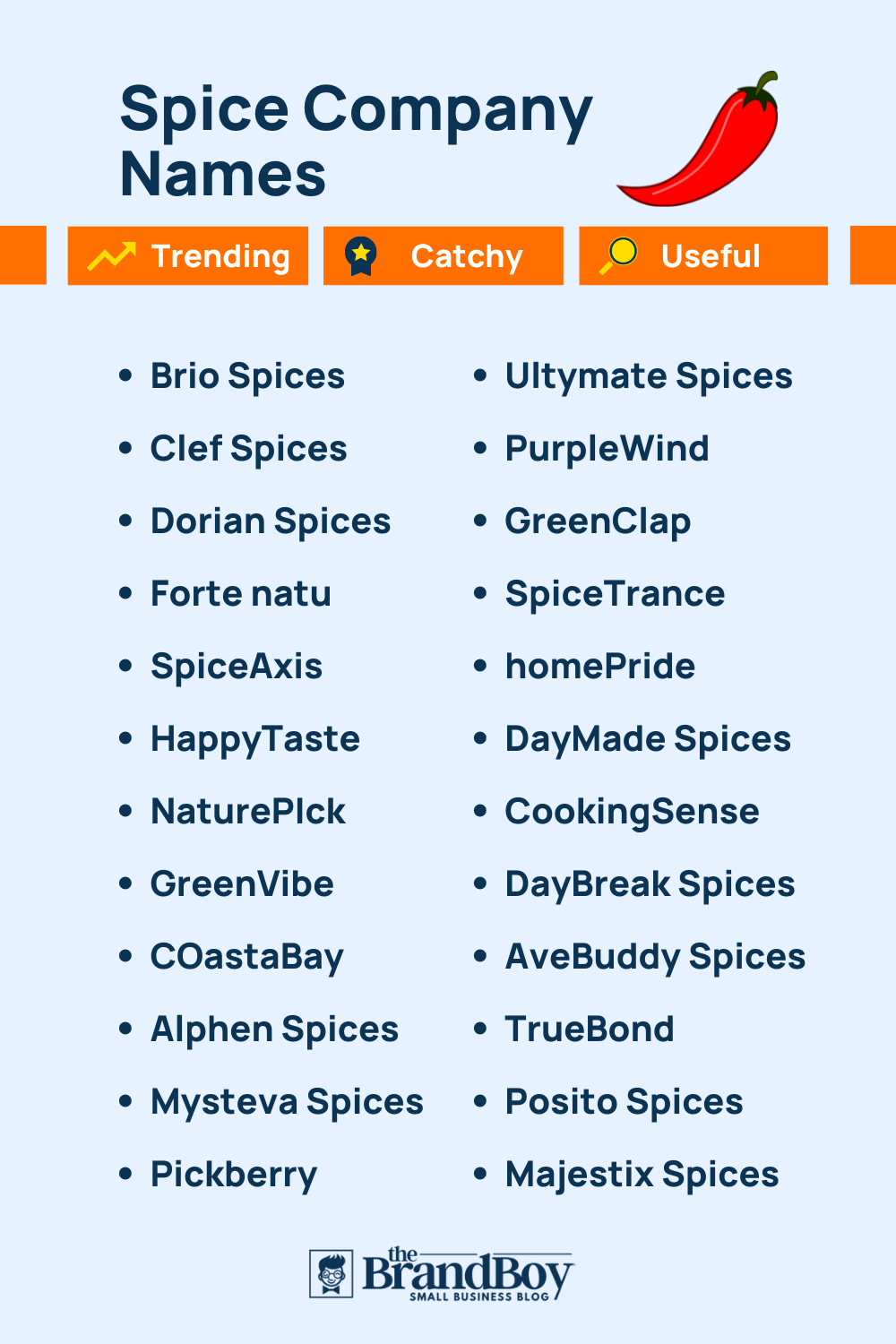 1850+ Spice Company Names Ideas