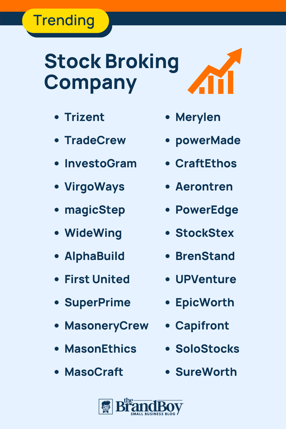 367+ Greatest Inventory Broking Firm Names – Bizagility