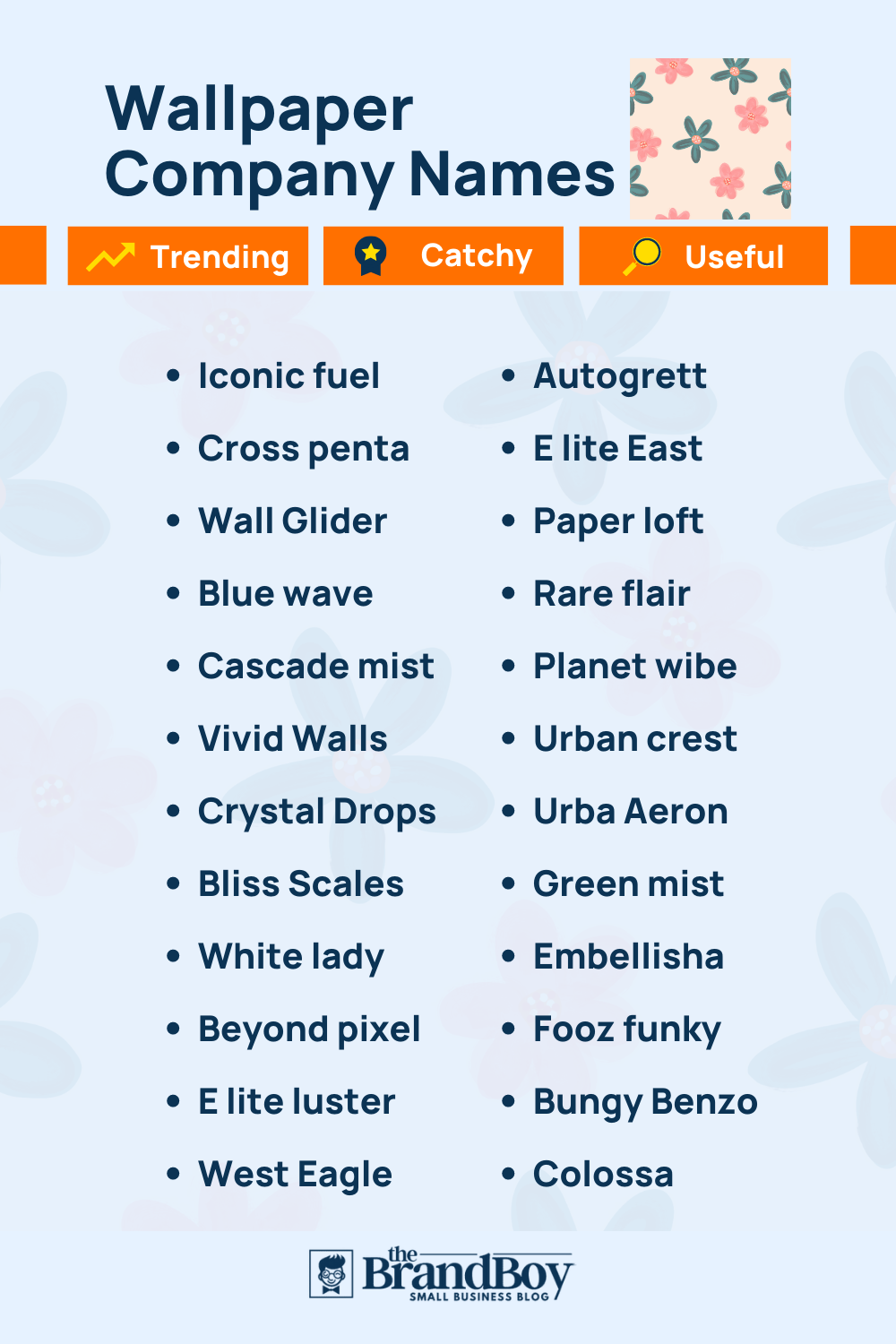 470+ Best Wallpaper Company Names - TheBrandBoy.com