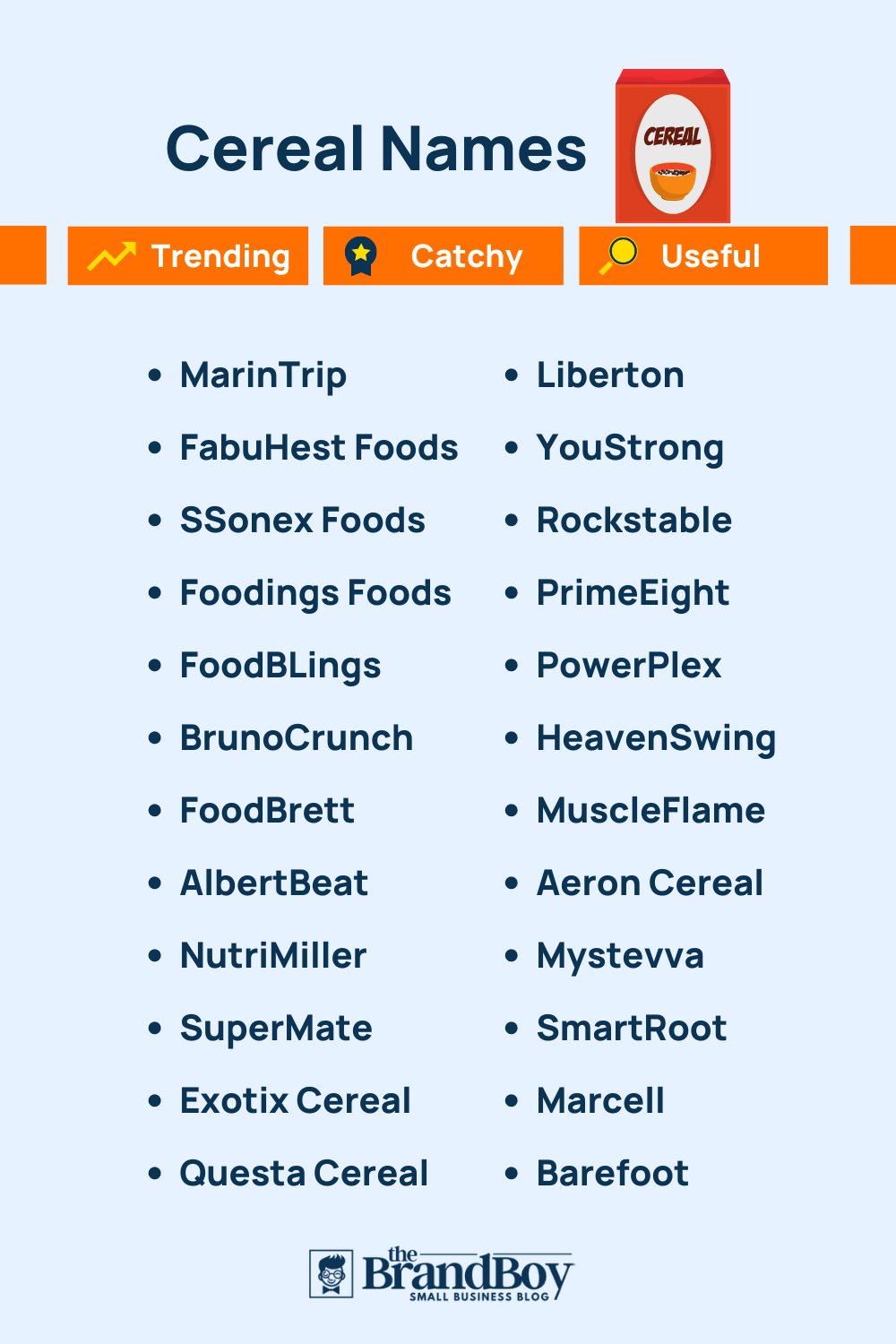 1003+ Cereal Brand Names Ideas with Generator | Small Business Blog