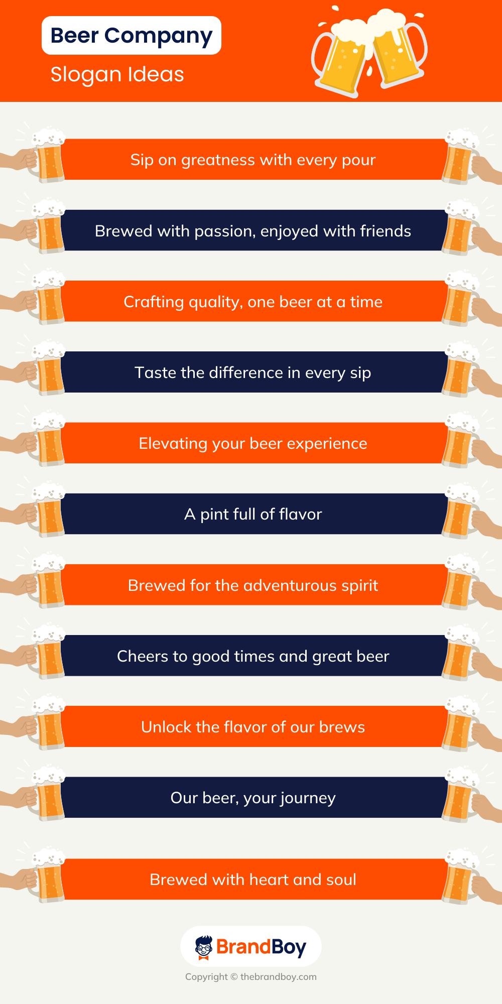 925+ Catchy Beer Slogans Collection | TheBrandBoy.com