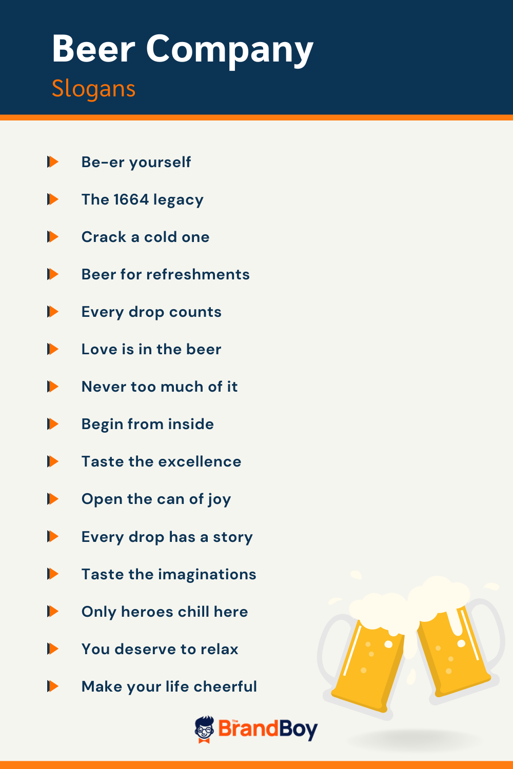 925+ Catchy Beer Slogans Collection | TheBrandBoy.com