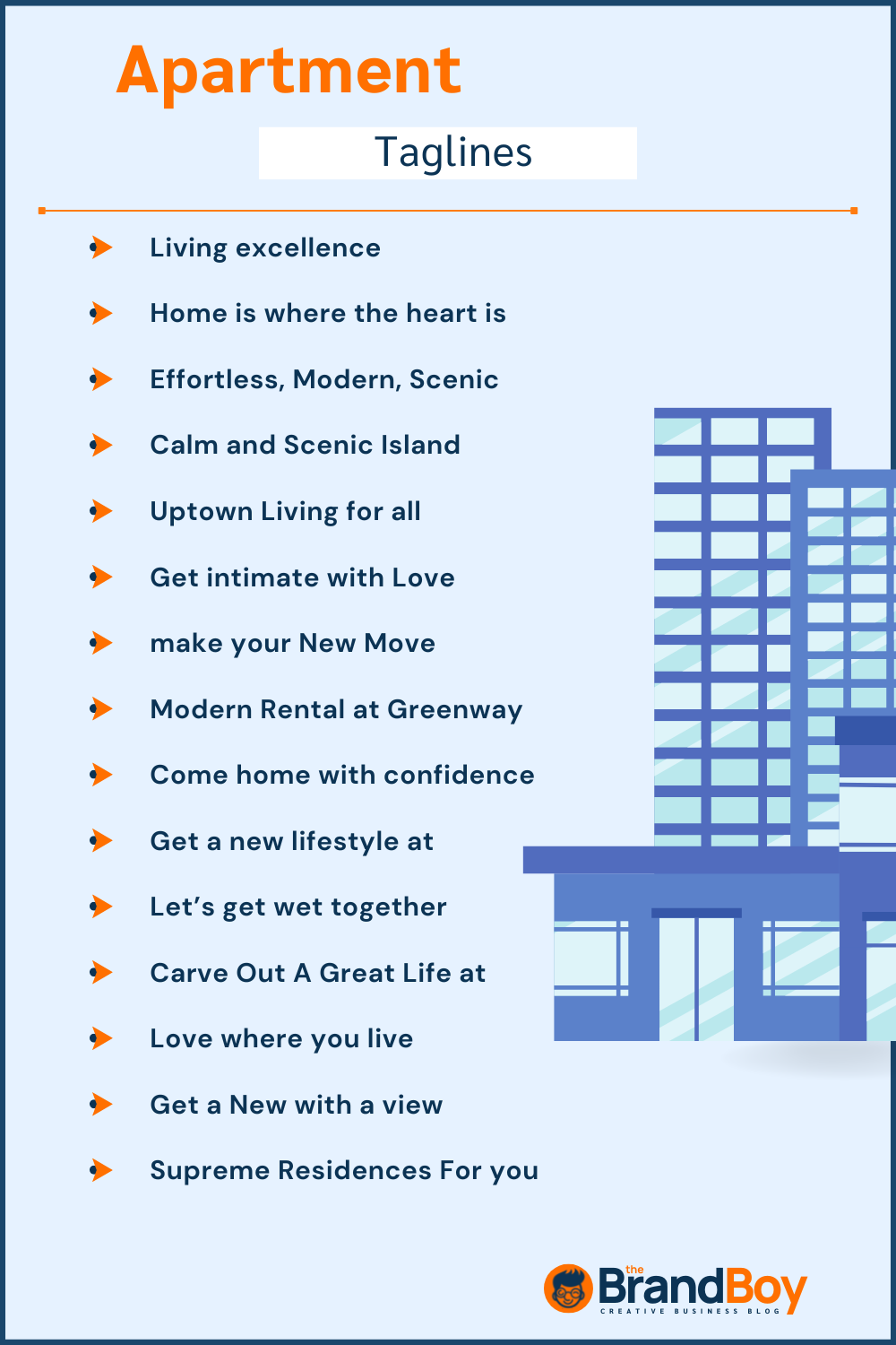 650+ Apartment Marketing Slogans Collection | TheBrandboy