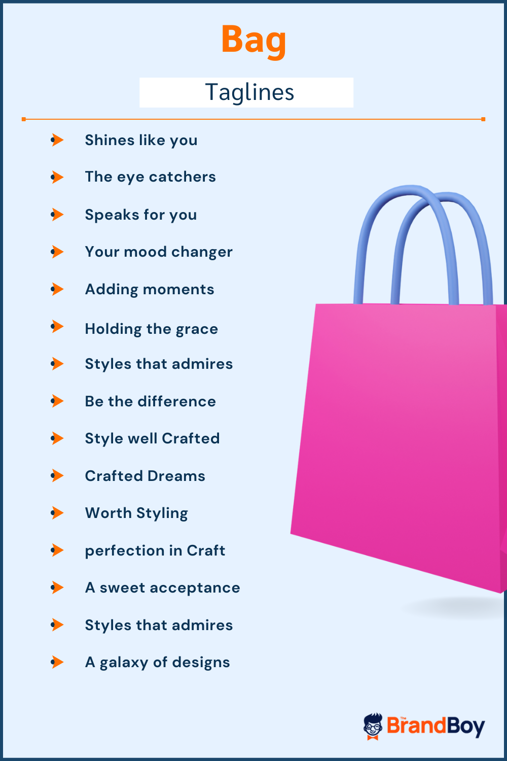 875+ Bag Slogans and Taglines (Generator)