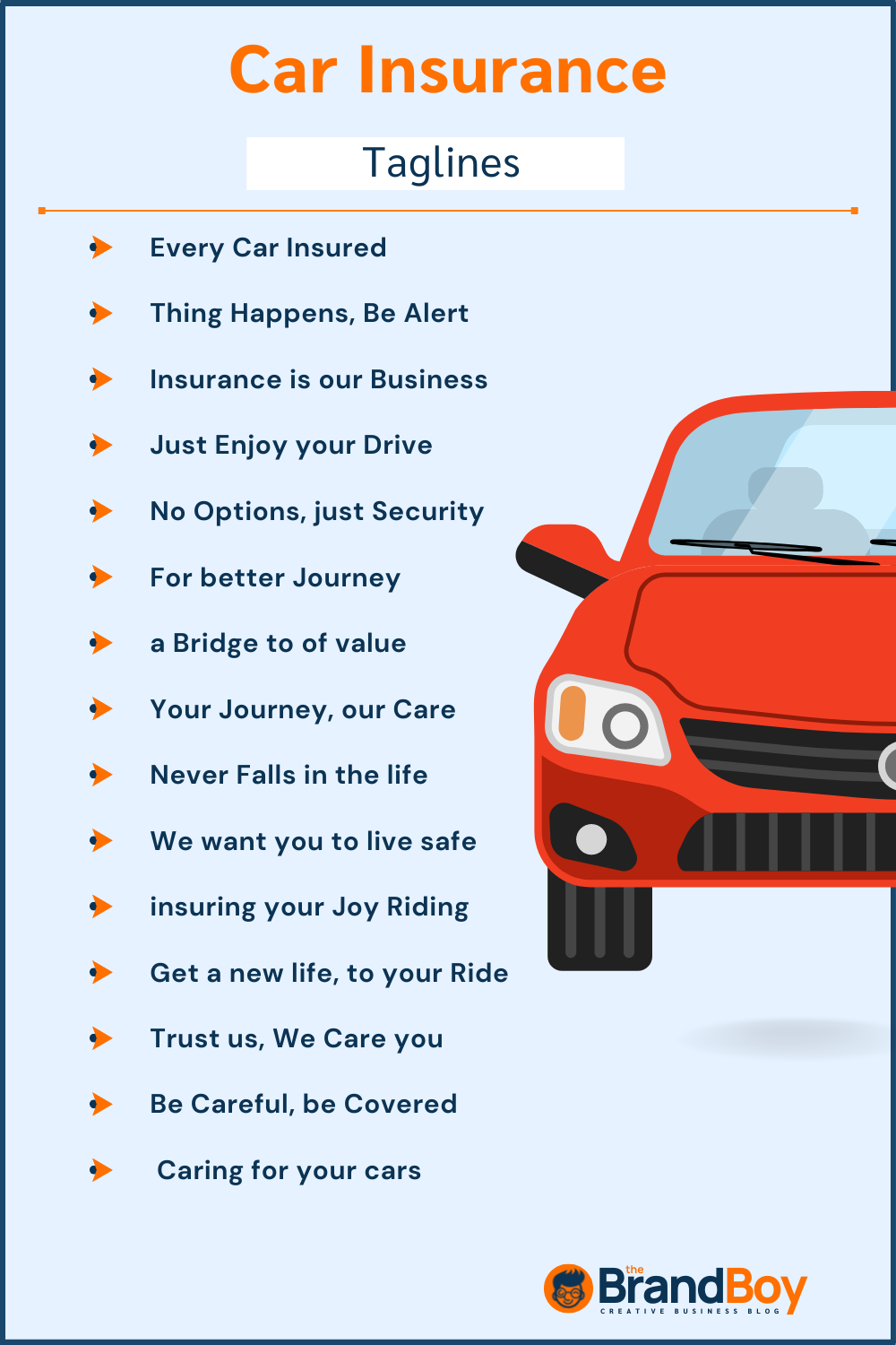 572+ Catchy Car Insurance Slogans Collection - theBrandBoy