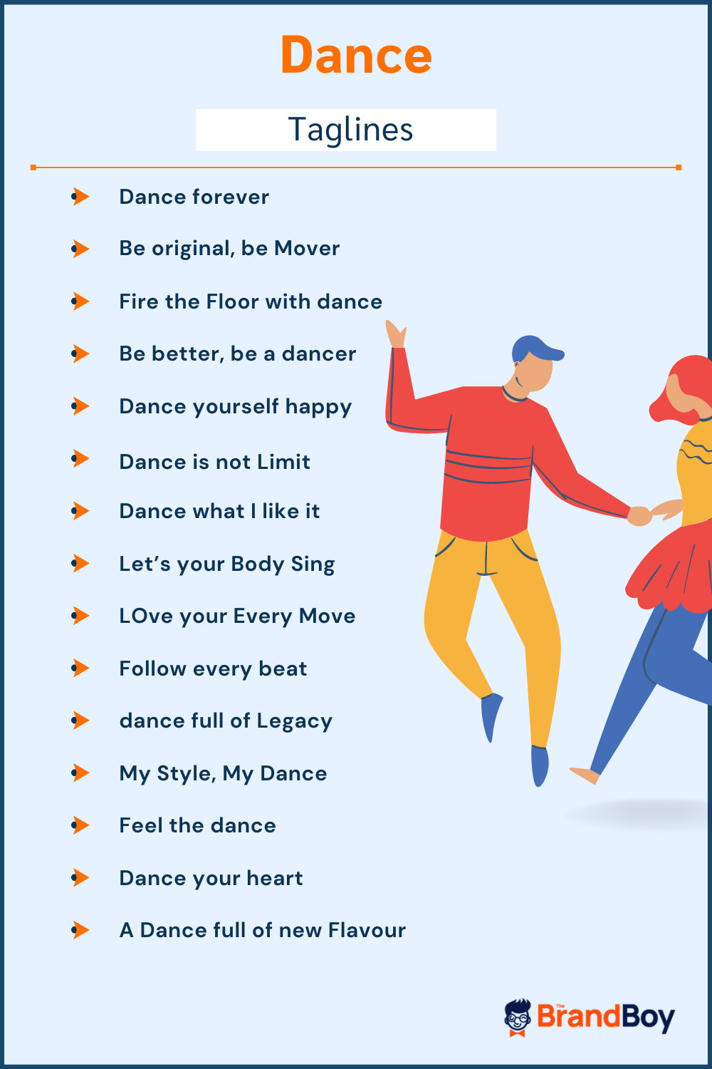500+ Dance Slogans and Taglines (Generator + Guide) | ThebrandBoy