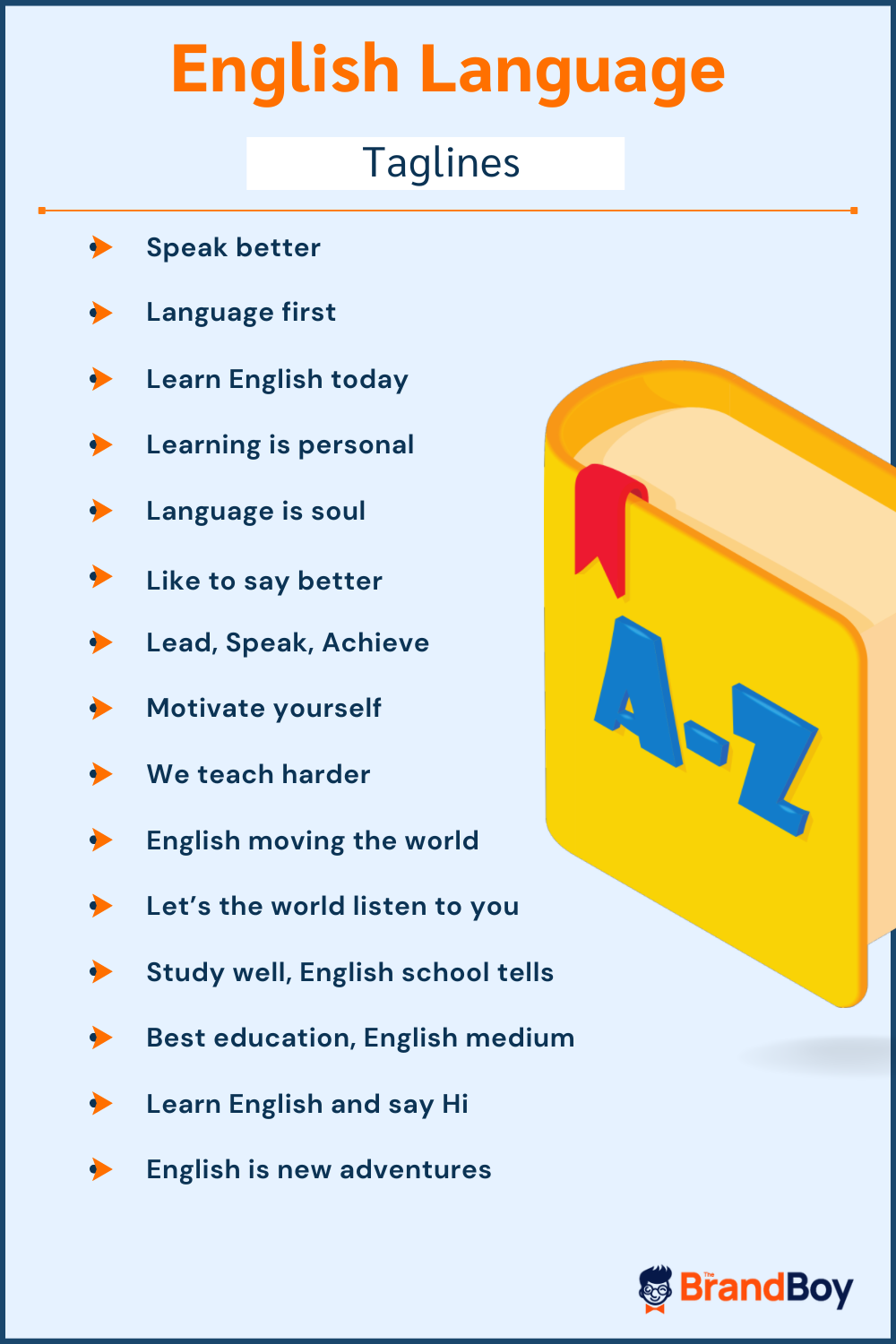 875+ Catchy English Language Slogans And Taglines (Generator) - BrandBoy