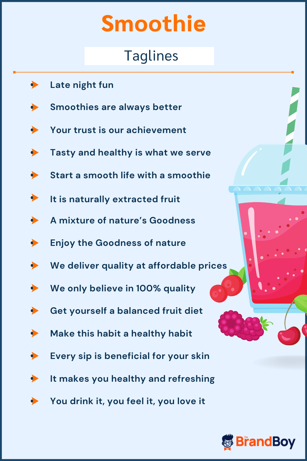 388+ Catchy Smoothie Slogans and Taglines - thebrandboy.com