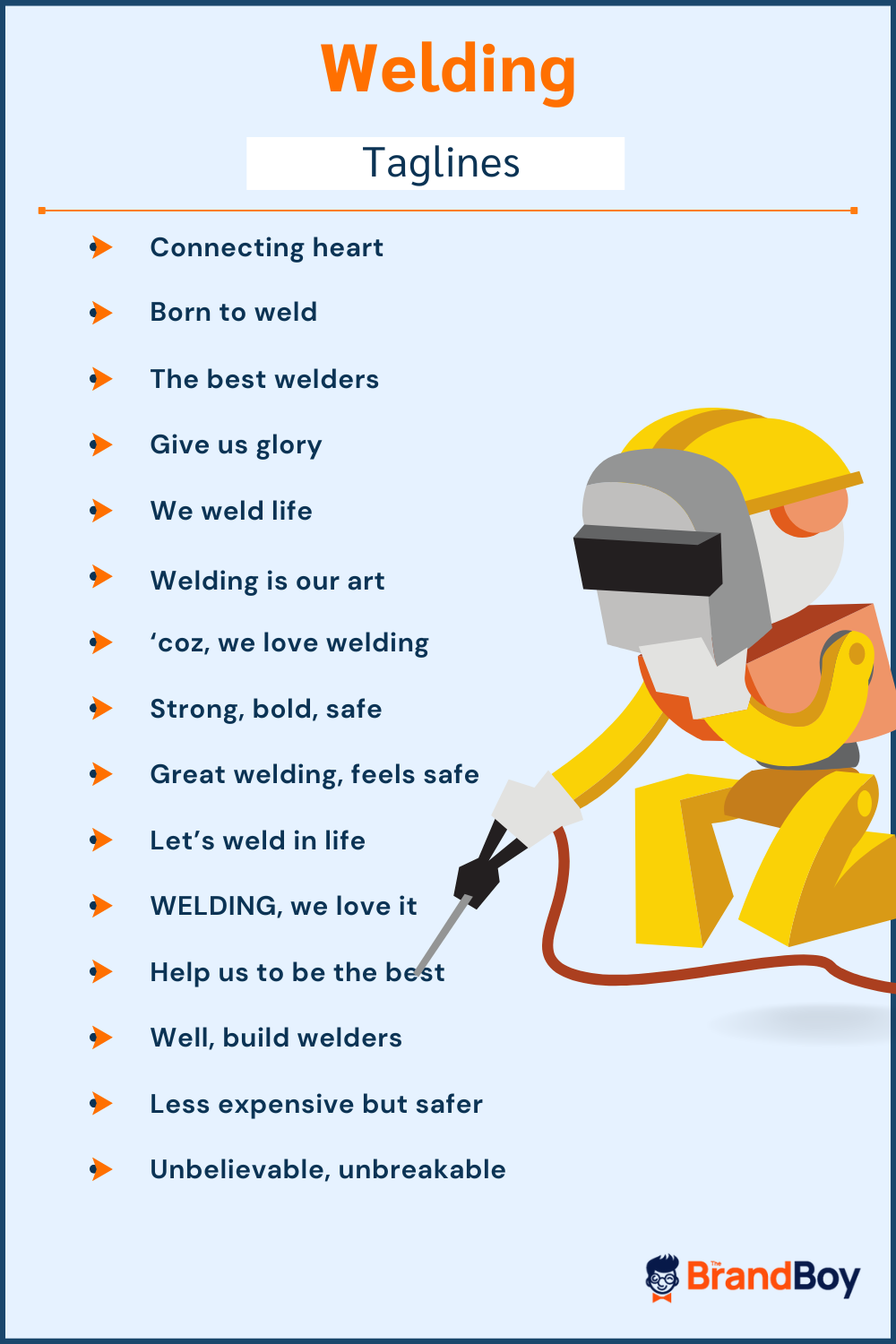 689+ Catchy Welding Slogans And Taglines (Generator + Guide)