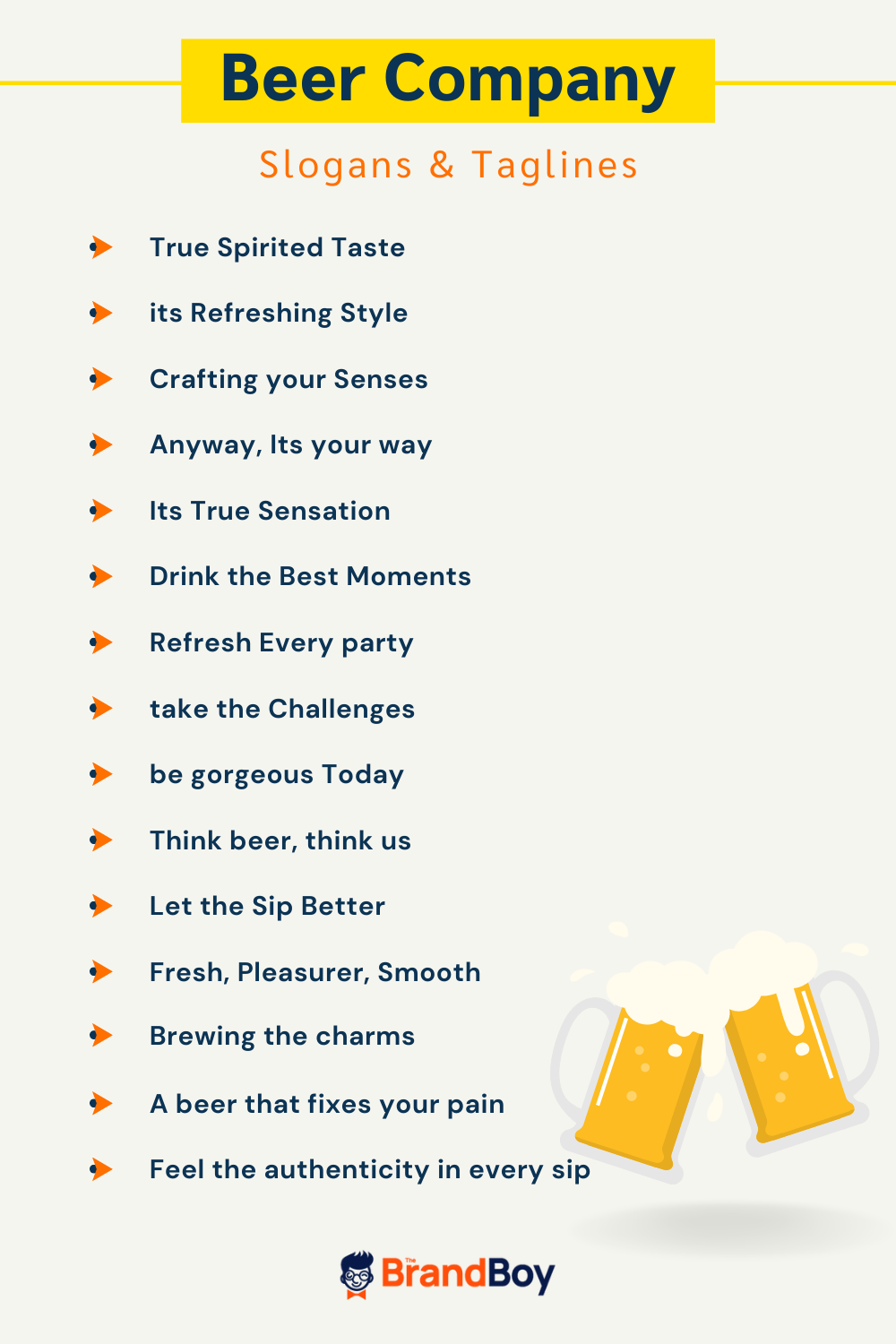 925+ Catchy Beer Slogans Collection | TheBrandBoy.com