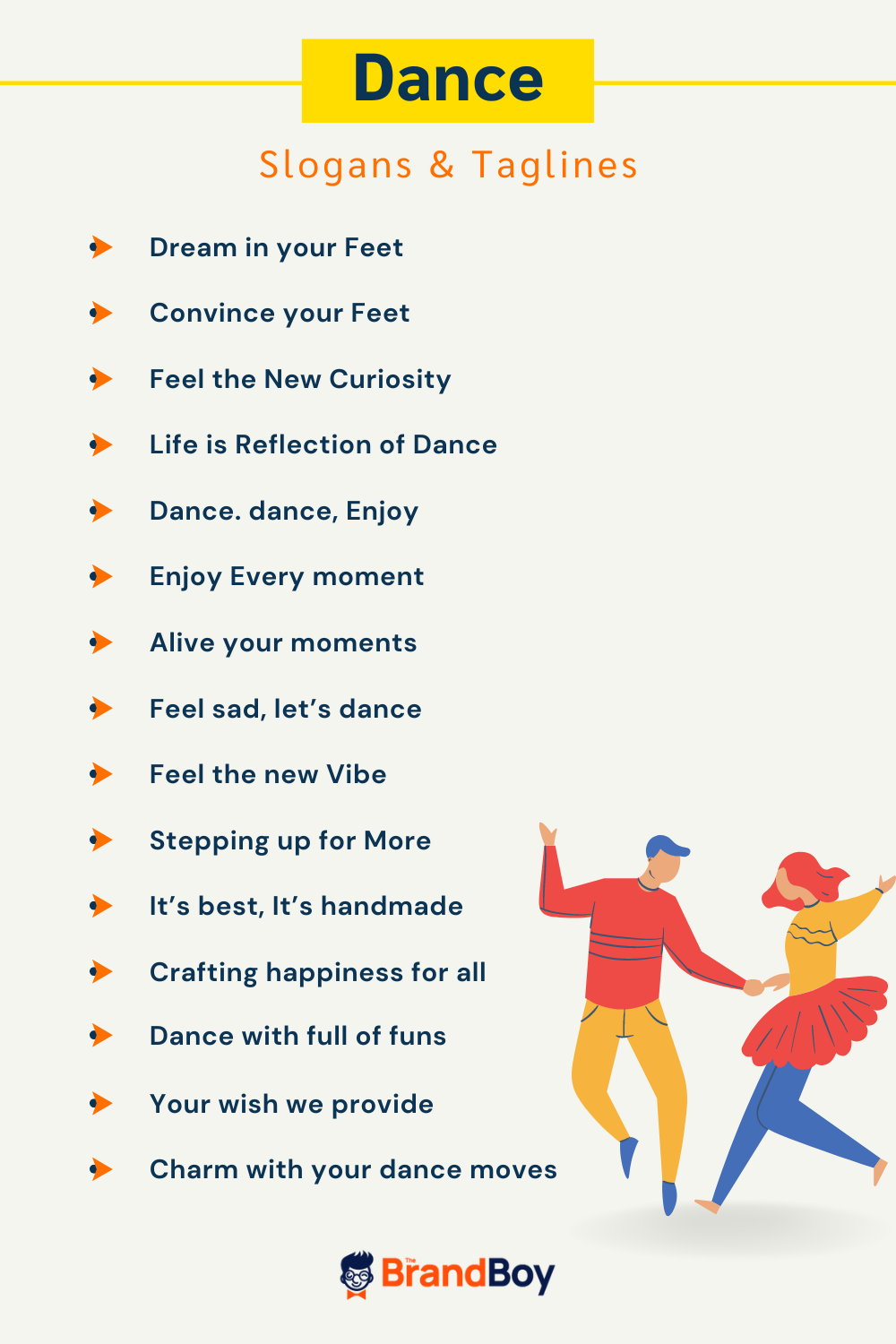 500+ Dance Slogans and Taglines (Generator + Guide) | ThebrandBoy