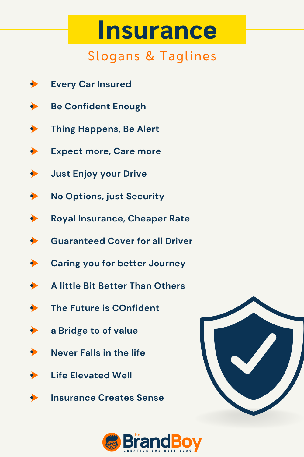 622+ Catchy Insurance Slogans and Taglines Collection | Thebrandboy