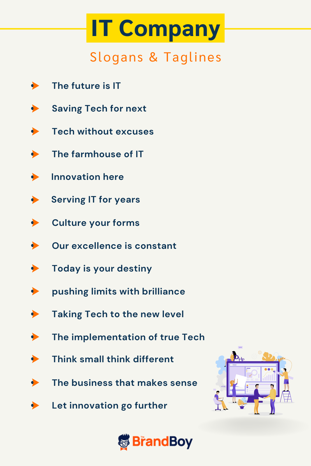 789+ Catchy IT Company Slogans Collection - BrandBoy