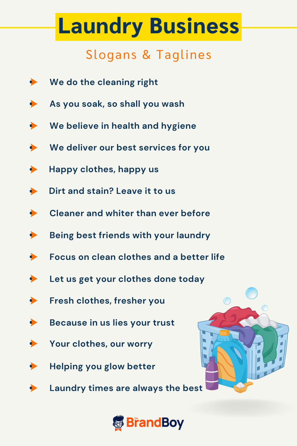 755+ Catchy Laundry Slogans And Taglines Collection