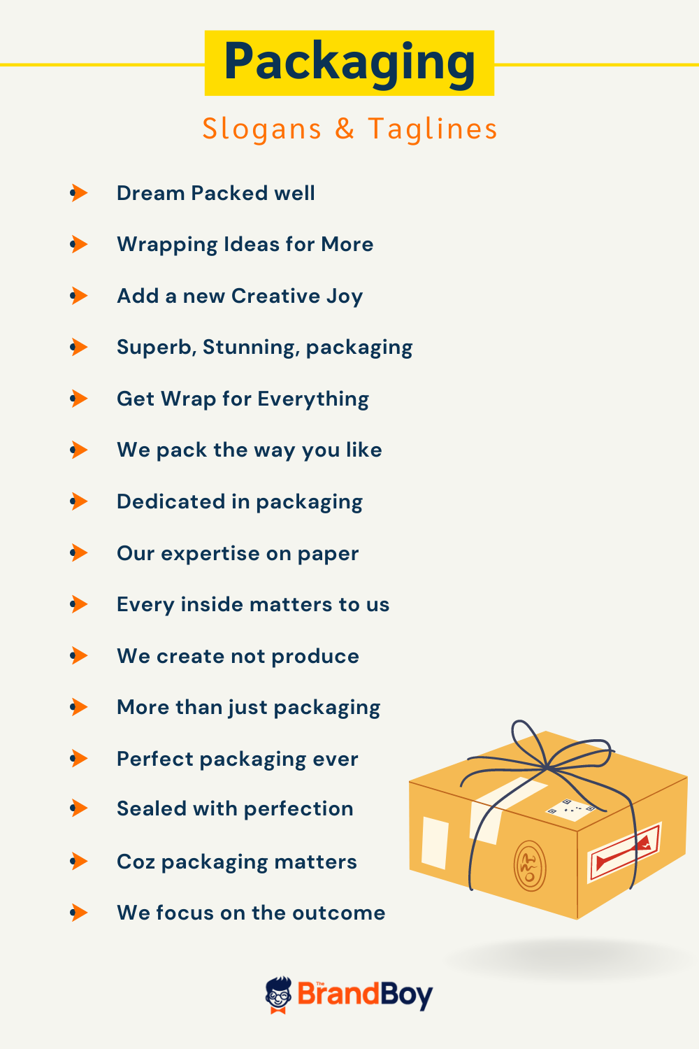 600+ Catchy Packaging Slogans Collection - BrandBoy