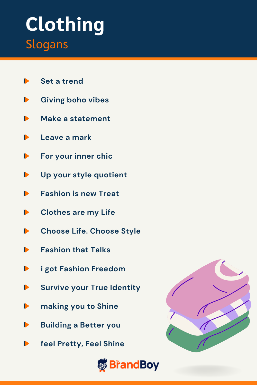 900+ Cool Clothing Slogans And Taglines (Generator + Guide) - BrandBoy