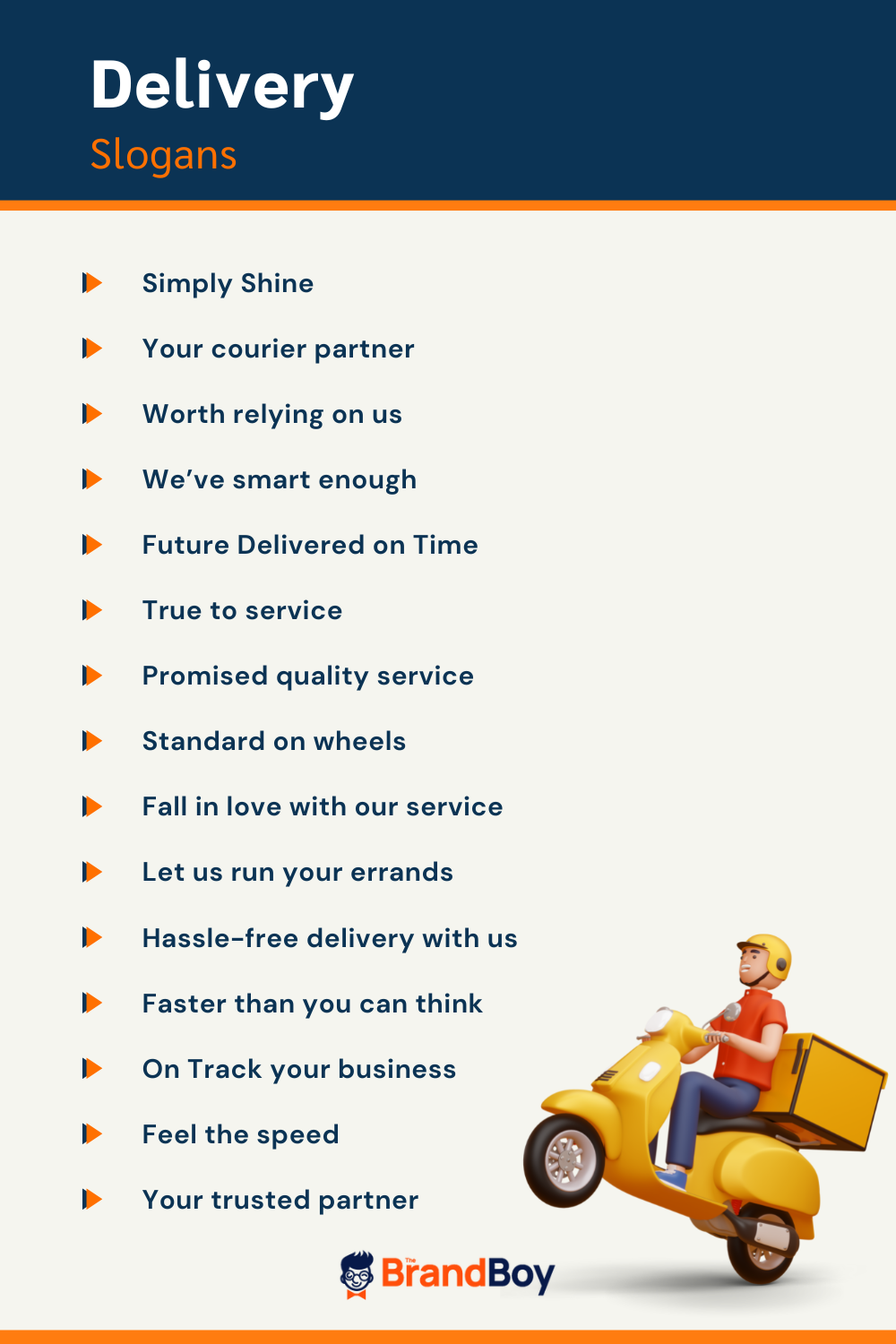582+ Catchy Delivery Slogans Collection - BrandBoy