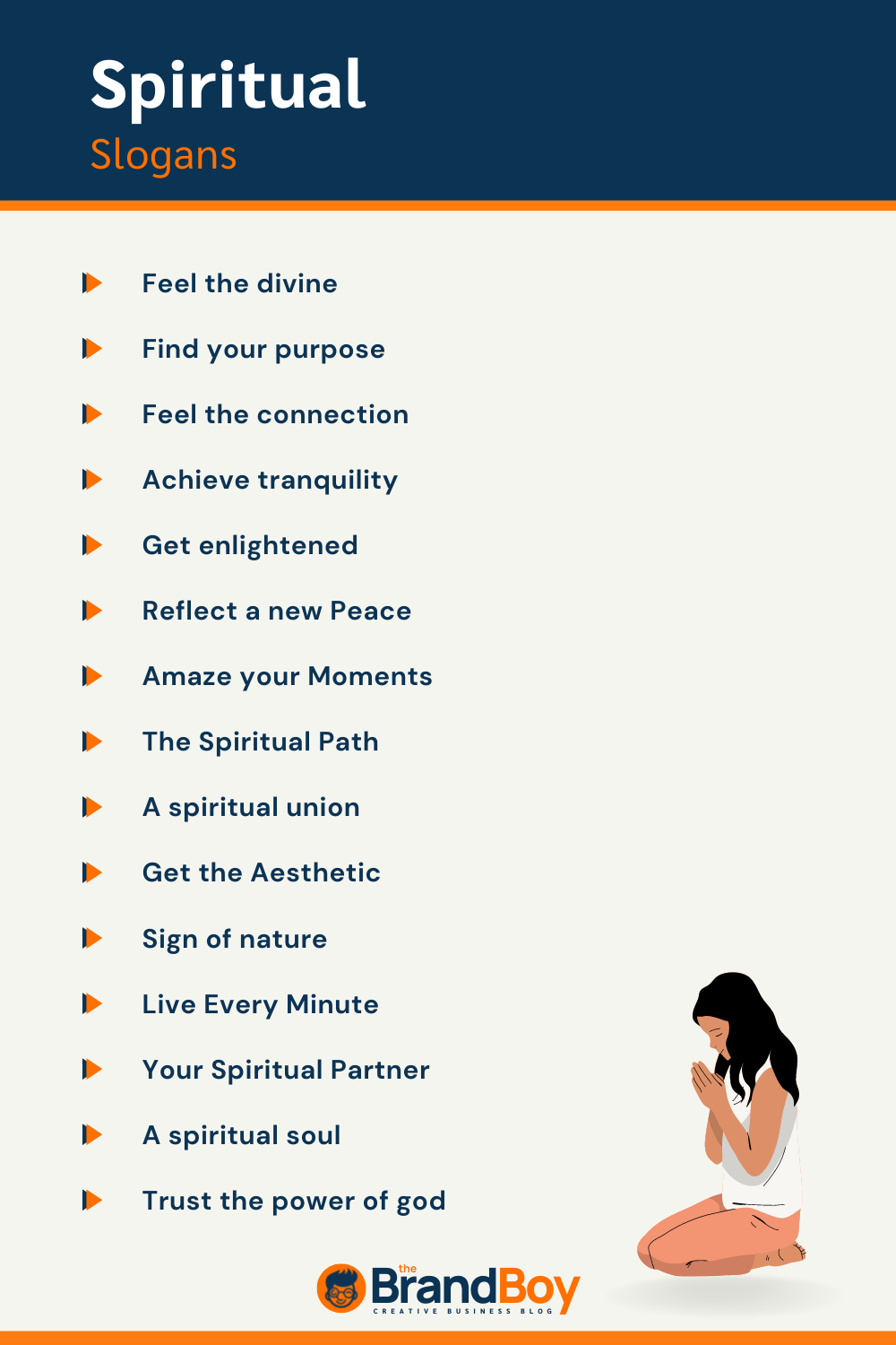 971+ Spiritual Slogans And Taglines (Generator + Guide) - BrandBoy