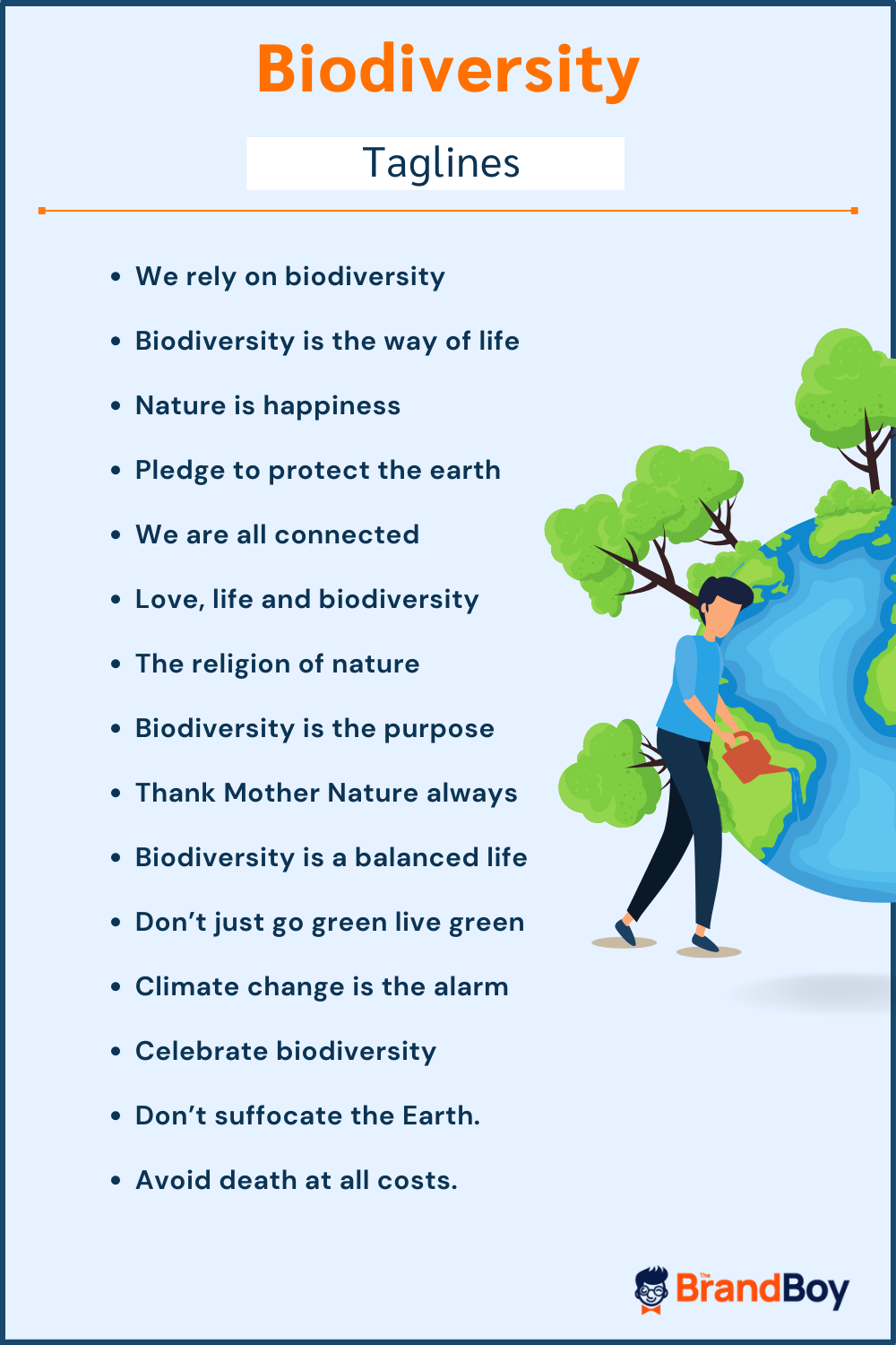 450+ Amazing Biodiversity Slogans -TheBrandBoy.com