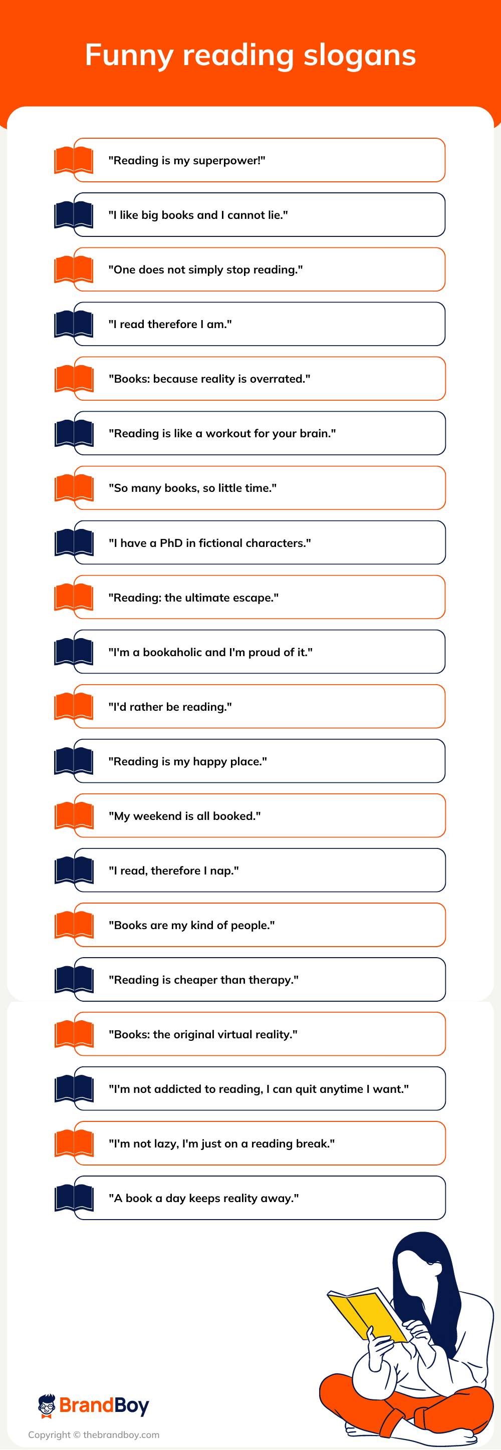 390+ Reading Slogans | Thebrandboy