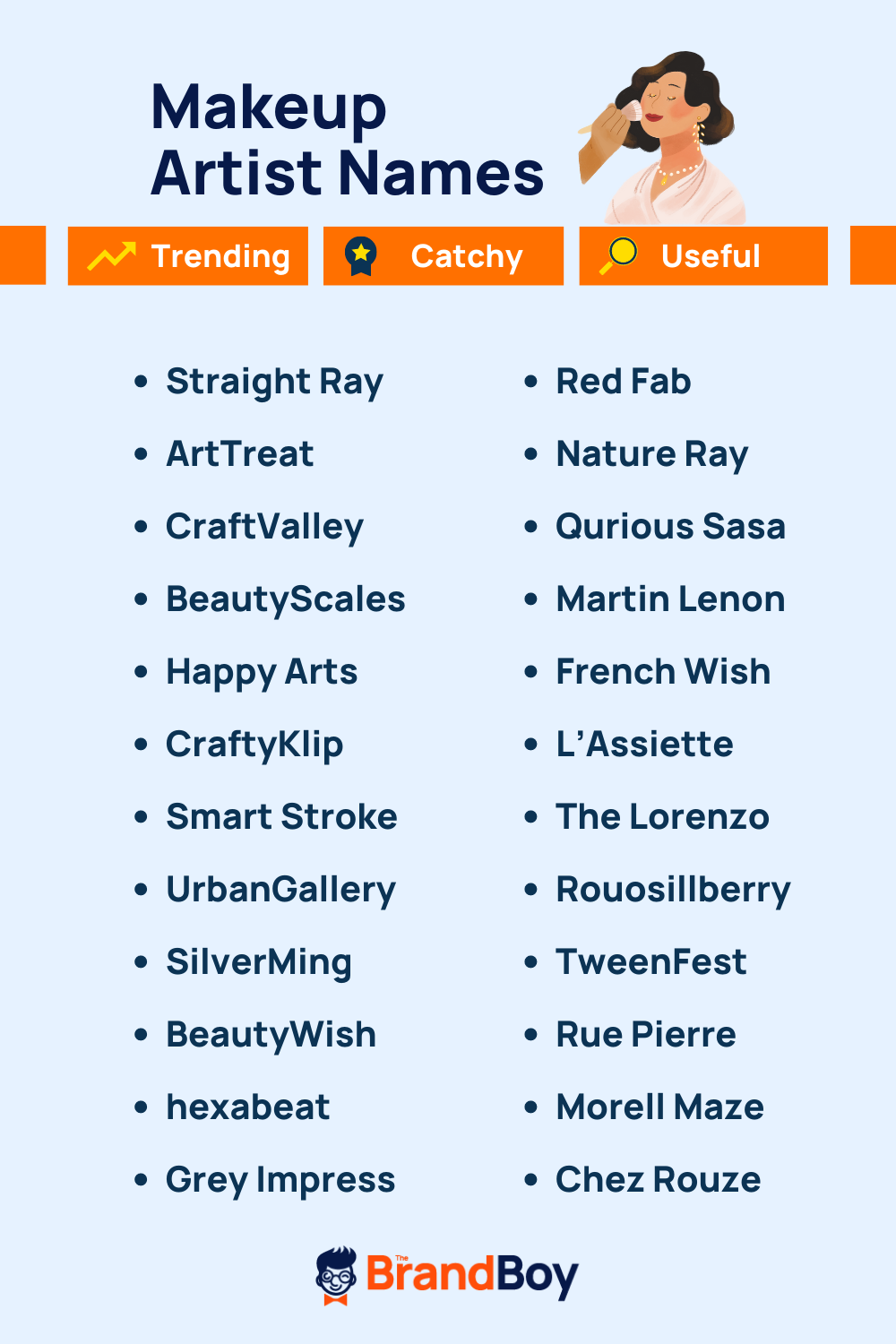 479+ MakeUp Artist Business Names Ideas and Suggestions! ( Video+ ...