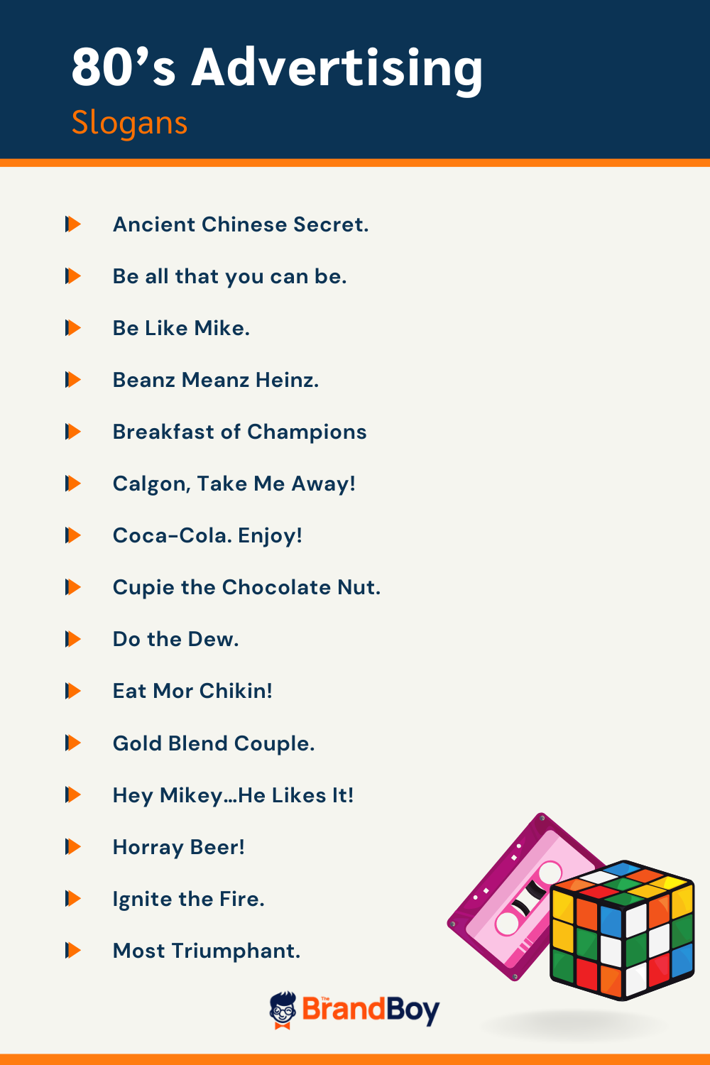 741+ Catchy 80's Slogans Collection