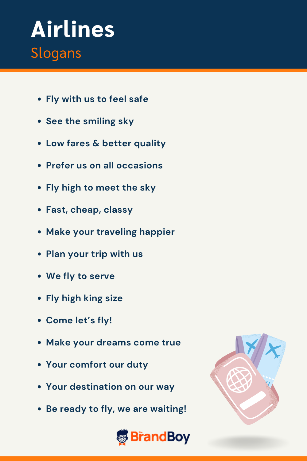 221+ Very Catchy Airlines Slogans and Taglines - theBrandBoy.com