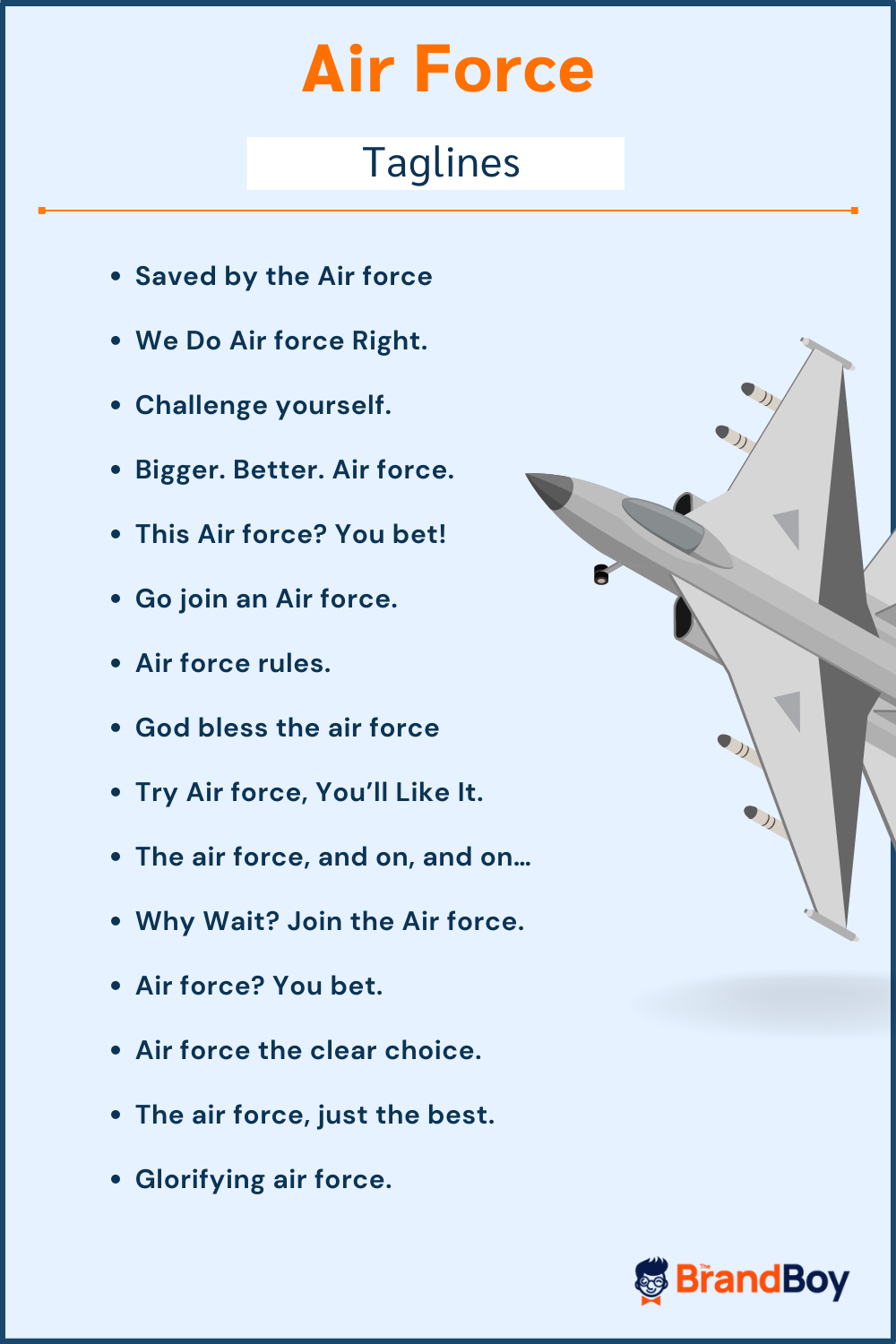 201+ Motivating Air Force Slogans and Mottos - TheBrandBoy
