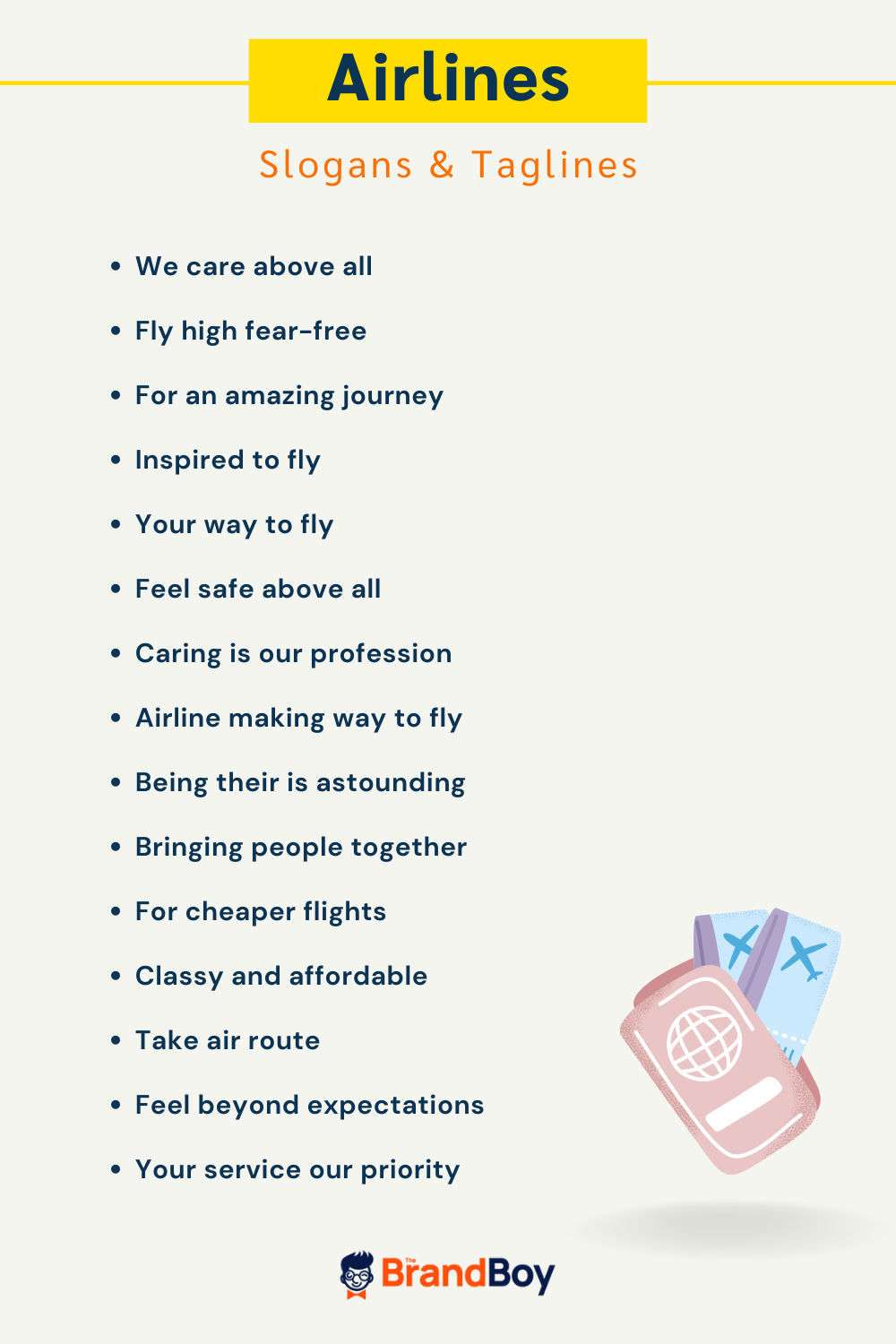 221+ Very Catchy Airlines Slogans and Taglines - theBrandBoy.com